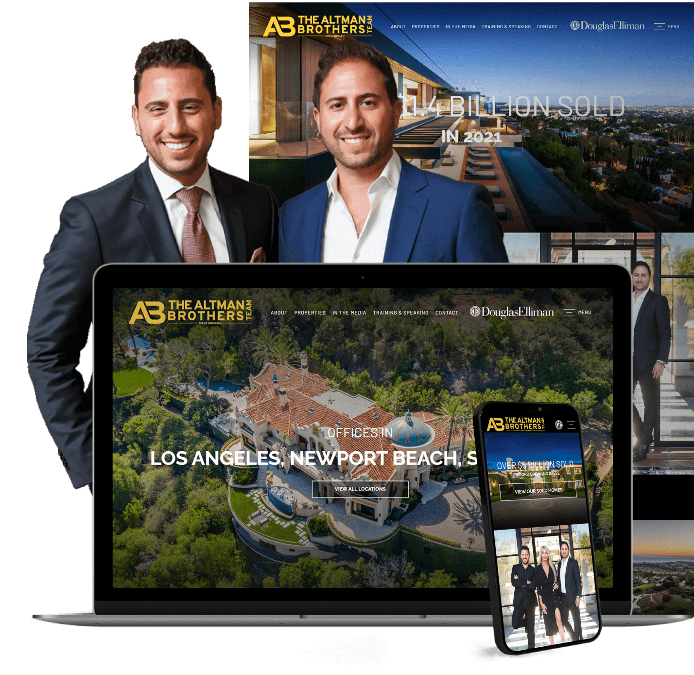 Stunning Realtor Website Design Example — The Altman Brothers